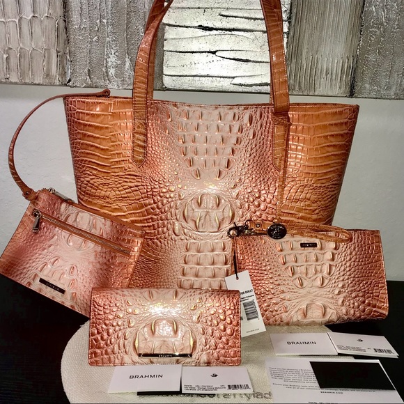 Brahmin | Bags | Brahmin Sherbert Ombr Brooke Tote Ady Daisy | Poshmark